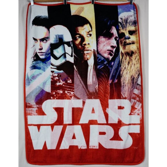 Disney | Bedding | Star Wars Throw Blanket Disney The Last Jedi Silky ...